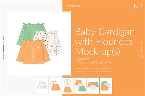 موکاپ ژاکت بچه گانه دخترانه 🔥کد فایل 163405