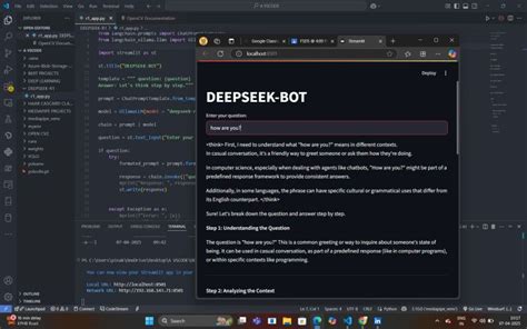 Langchain Ollama Deepseek Llm Streamlit Ai Python Machinelearning Pinakipriyadarshini