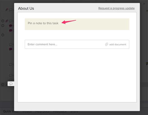 Communicate On Your Tasks With Comments Getting Started With Teamgantt