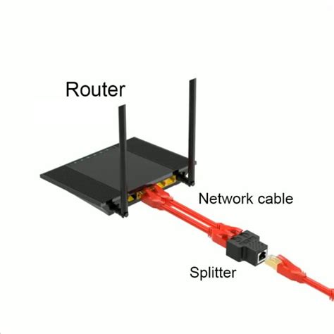Ethernet Splitter Adapter Rj45 Female 1to2 Female Socket Adapt Extender