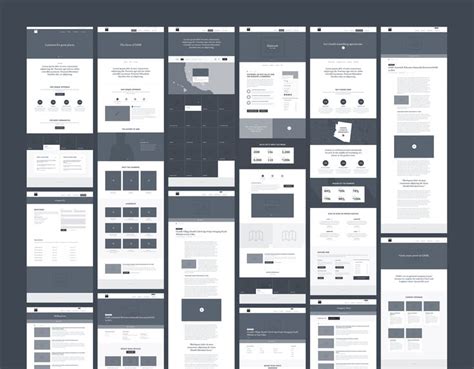Responsive Web Design Wireframe Poster