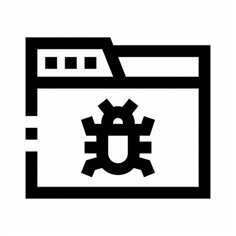 bug debugging error issue glitch problem code icon download on