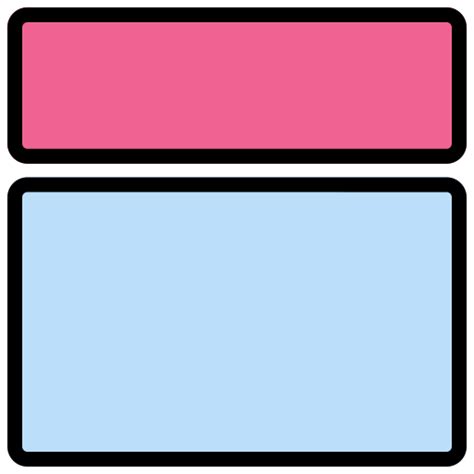Wireframe Generic Outline Color Icon
