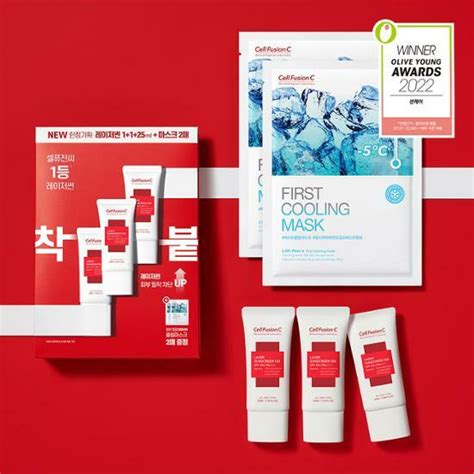 셀퓨전씨 셀퓨전씨 레이저 썬스크린 100 스페셜 한정기획 35ml35ml25ml 퍼스트쿨링마스크 2매 위시버킷