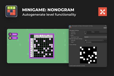 Nonogram Puzzle Game Template