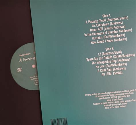 A Passing Cloud Linda Smithnancy Andrews Linda Smith