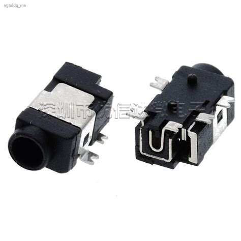 Dc Power Socket Dc031 Power Plug 3 5 1 3mm Four Pin Straight Plug Patch Female Seat 3 5 1 0mm