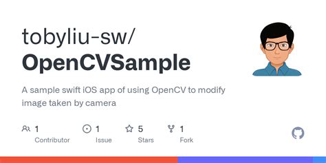 GitHub Tobyliu Sw OpenCVSample A Sample Swift IOS App Of Using OpenCV To Modify Image Taken