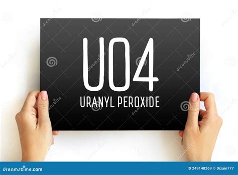 Uranyl Nitrate Or Uranium Is A Yellow Water Soluble Uranium Salt