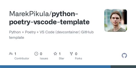 GitHub MarekPikula Python Poetry Vscode Template Python Poetry VS Code Devcontainer