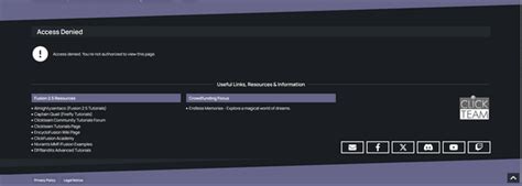 access always denied on forums r clickteam