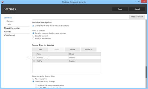 Mcafee Endpoint Security Download Softpedia