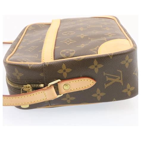 Louis Vuitton Trocadero Handbag Monogram Canvas 27 Brown Cloth Ref