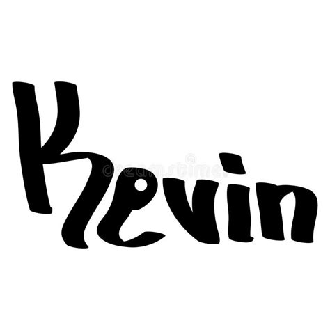 Kevin Male Name Street Art Design Graffiti Tag Kevin Vector Art Stock Vector Illustration