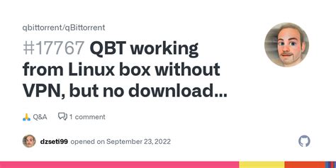 QBT Working From Linux Box Without VPN But No Download Connections Being Made Through WireGuard