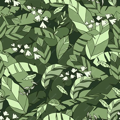 free vector hand drawn monochromatic pattern illustration