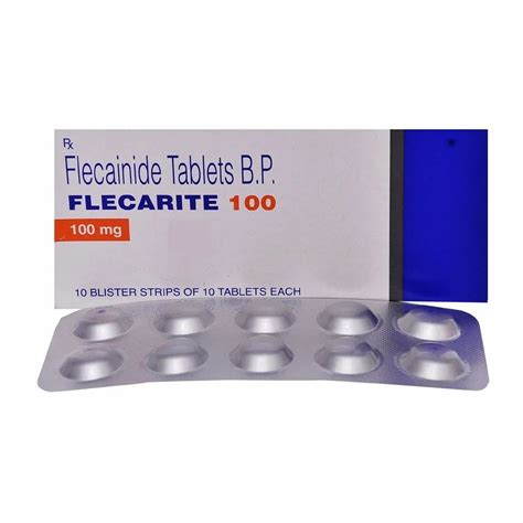 100mg Flecarite Flecainide Tablet At ₹ 444box Flecainide Tablet In
