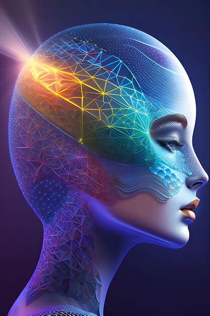 Premium AI Image Neural Network Concept