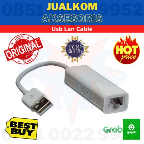 Jual USB LAN Adapter Converter USB To LAN USB To Ethernet RJ45 Kabel Shopee Indonesia