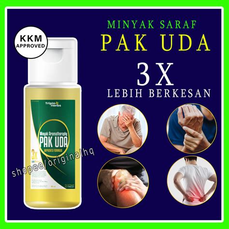Pak Udas Nerve Oil Joint And Knee Pain Passed Kkm Shopee Singapore