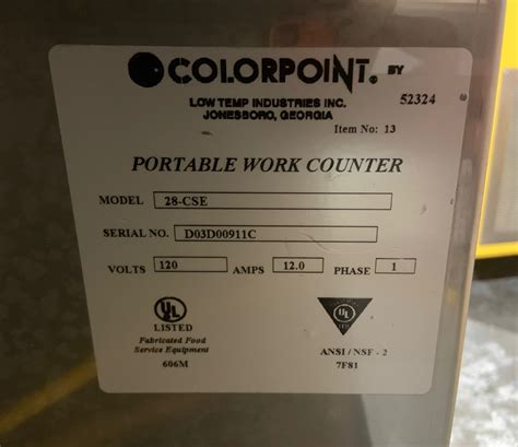 Colorpoint 28 Cse Cash Register Stand Checkout Computer Work Station