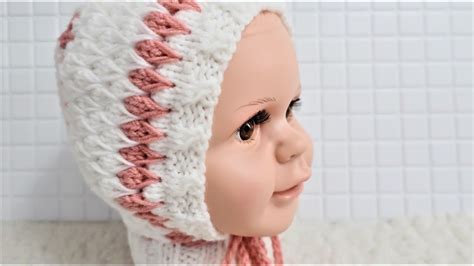 Детская шапочка чепчик спицами Самая удобная ПОдробный мастер класс в 2024 г Вязание