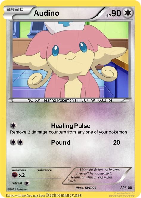 82 Audino By Mrpokemonblack123 On Deviantart