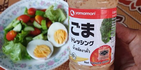 รีวิว น้ำสลัดงาคั่วญี่ปุ่น ยามาโมริ สูตรไม่มีผงชูรส หอมงา ลองเลย