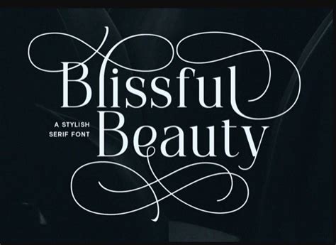 Blissful Beauty Font Fontspace Io