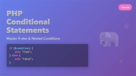 Php Conditional Statements If Else Elseif Explained For Beginners