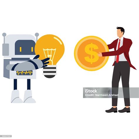 Businessman Technology Advance Robot Business Innovation Science And