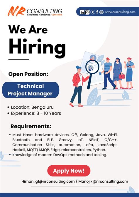 Nr Consulting On Linkedin Hiring Jobopening Technicalprojectmanager