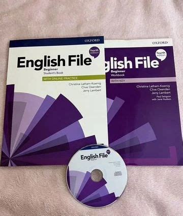 English File Beginner КОМПЛЕКТ Учебник+ Тетрадь+ QR-код+ CD (4-е ...