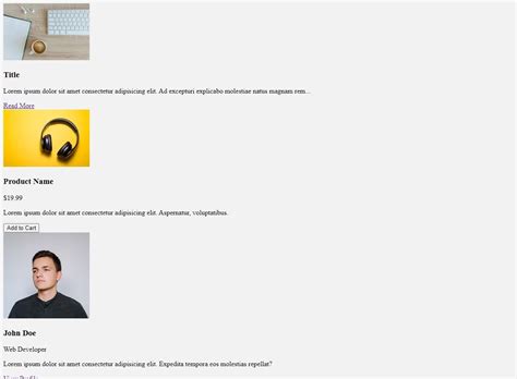 Creating Custom Card Components With HTML And CSS