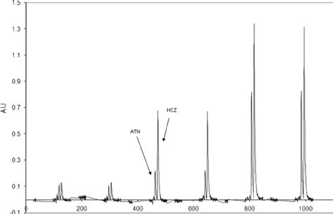 A Series Of Sequential Injection Chromatograms For Duplicate Separation