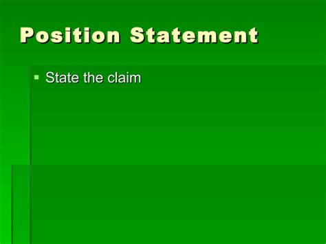 Classical Model Of Argument Ppt