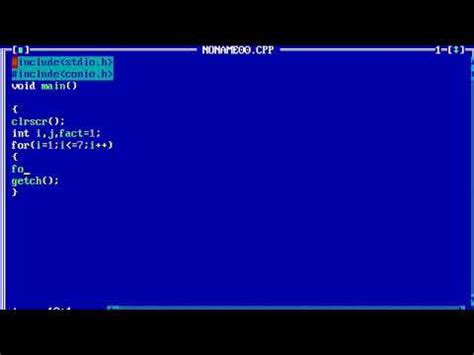 C Program To Print Factorial Of To Numbers YouTube