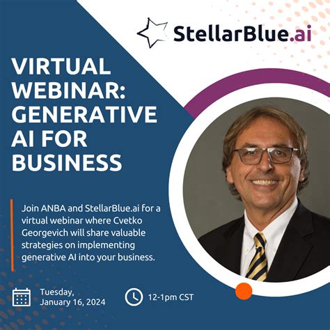 Virtual Webinar Generative AI For Business Jan Th Pm