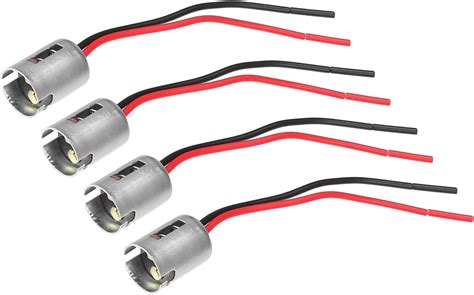 Motoforti 4 Pcs Universal 1176 Ba15d Car Bulb Socket Auto Led Bulb Light Lamp