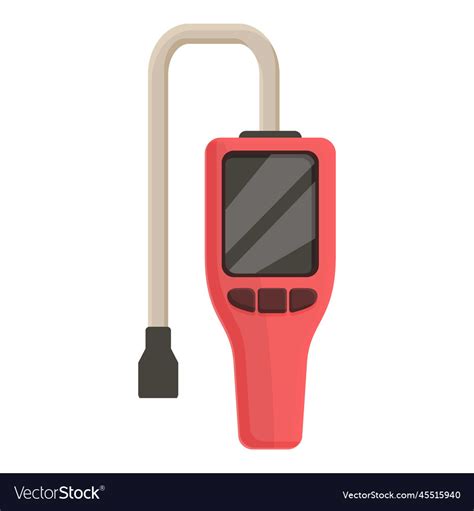 Check Gas Detector Icon Cartoon Device Royalty Free Vector