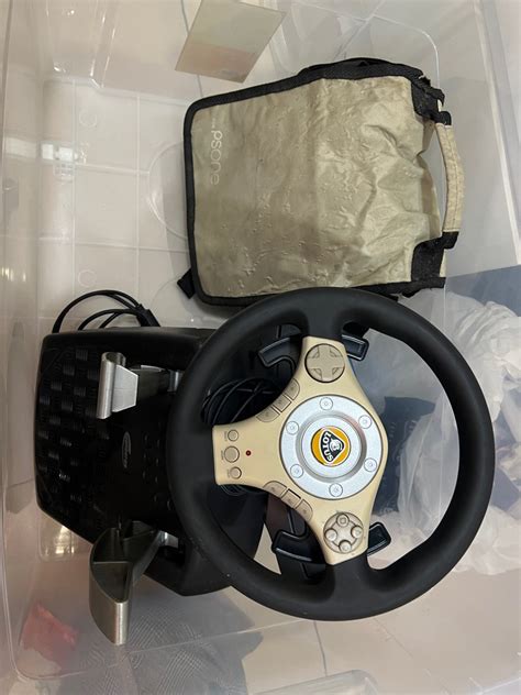 Ps1 Controller With Lotus Steering Wheel Video Gaming Video Game Consoles PlayStation On