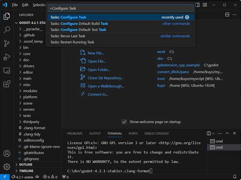 Godot Gdextensionの開発環境及びデバッグかんきょうを構築する Junk Box