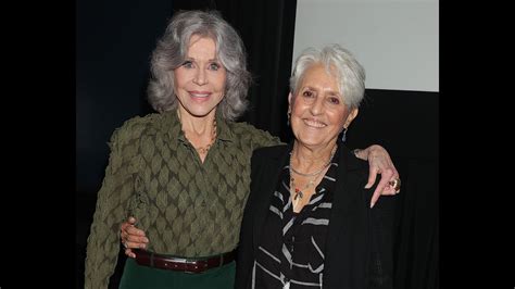 Joan Baez And Jane Fonda In Conversation Joan Baez I Am A Noise