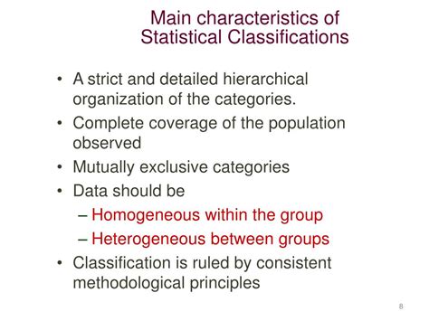 Ppt Statistical Classifications Systems Part I Powerpoint