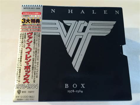 Van Halen Box 1978 1984 Box Set Compilation 6 X Cd 1997