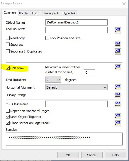 spacing issue crystal reports 2008 stack overflow