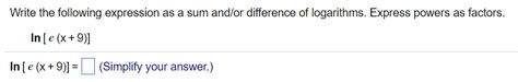 solved write the following expression as a sum and or