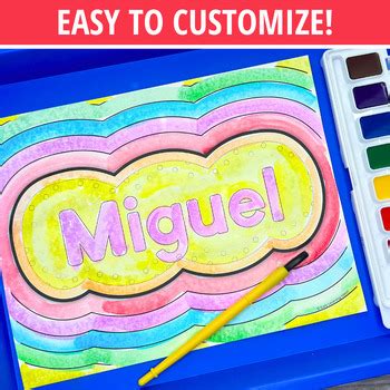 Name Coloring Sheet Pages Editable Bubble Letter Names And Back To School