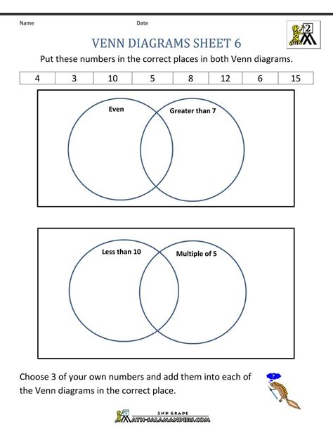 Solving Venn Diagram Word Problems Worksheet With Answers For Practice