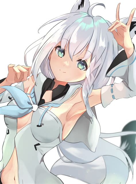 Shirakami Fubuki And Shirakami Fubuki Hololive Drawn By Nonco No